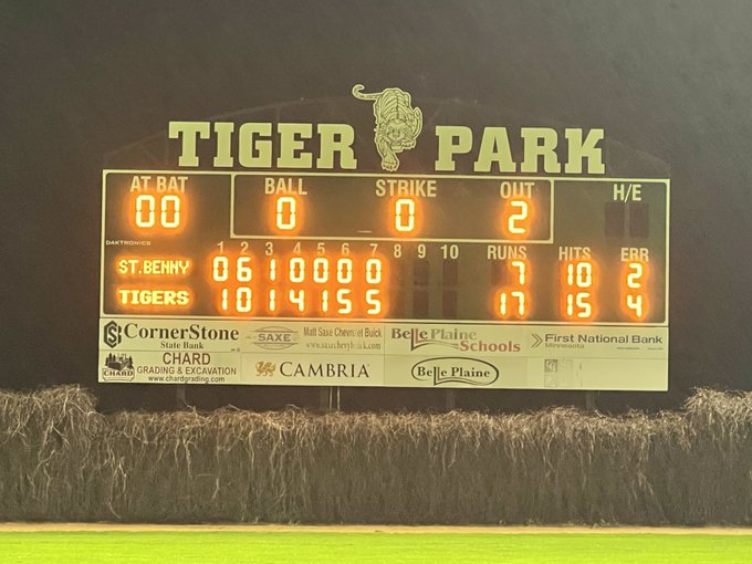 Belle Plaine Tigers Amateur Baseball Site